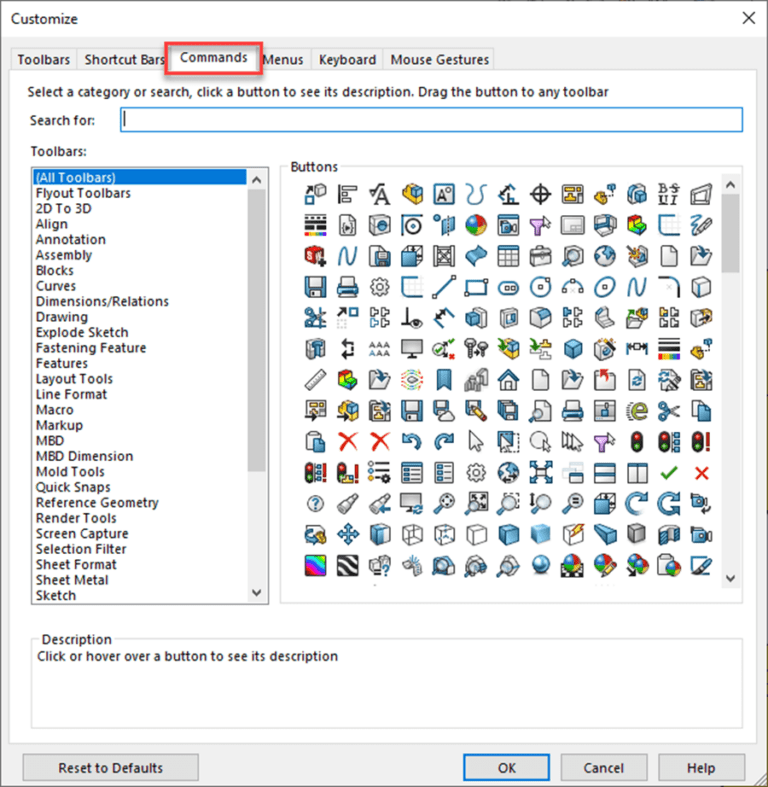 How To: Customising the Command Manager in SOLIDWORKS - Visiativ