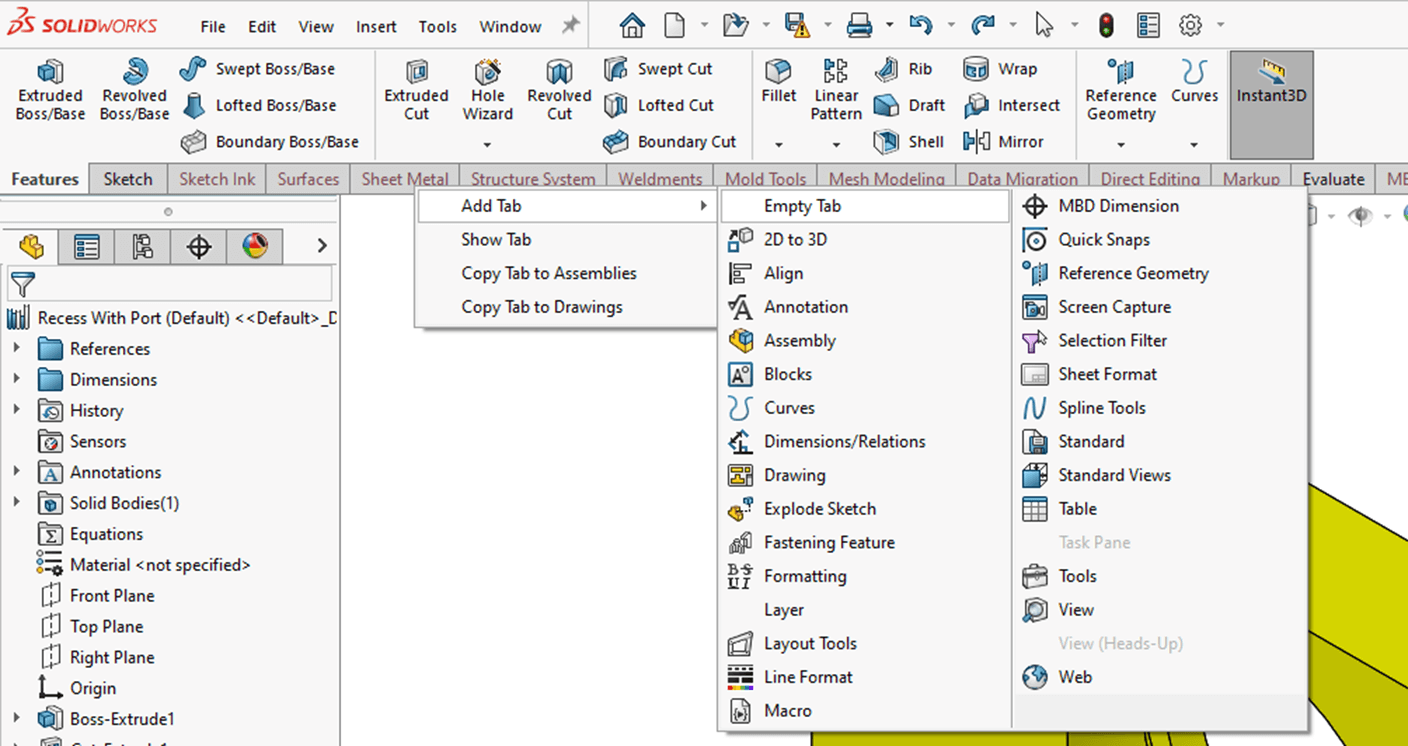 How To: Customising the Command Manager in SOLIDWORKS - Visiativ