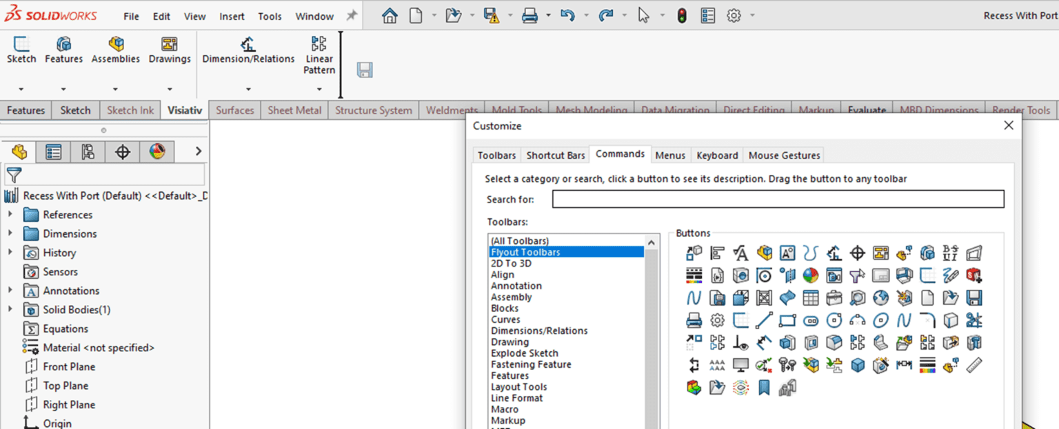 How To: Customising the Command Manager in SOLIDWORKS - Visiativ