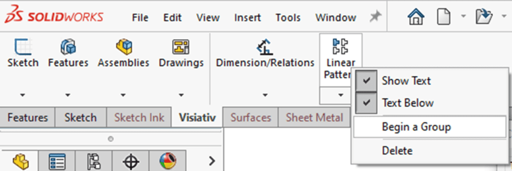 How To: Customising the Command Manager in SOLIDWORKS - Visiativ
