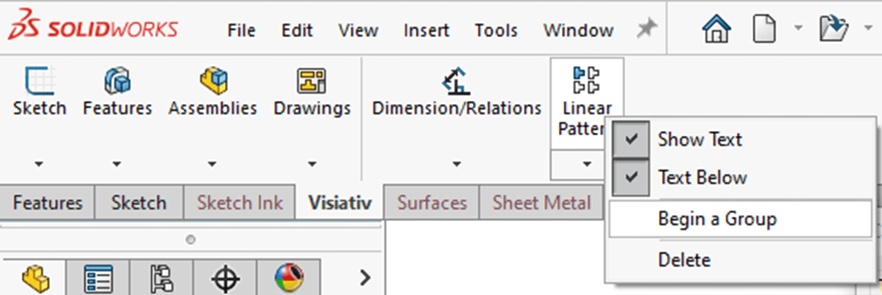 How To: Customising the Command Manager in SOLIDWORKS - Visiativ