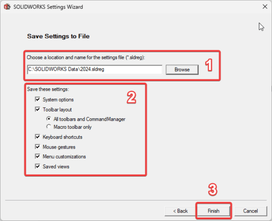 How To: Save or Restore User Settings in SOLIDWORKS - Visiativ