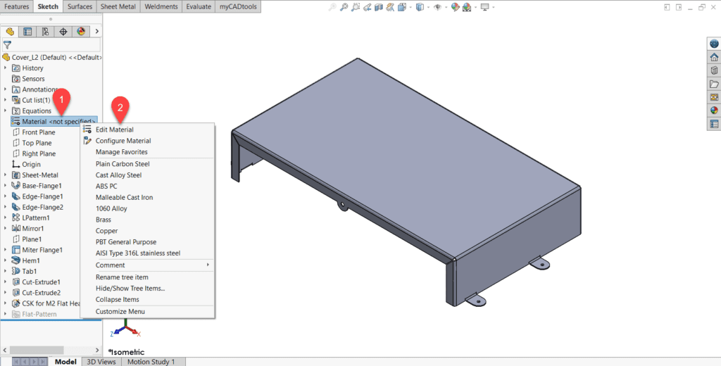 How To: Add Materials to Favourites in SOLIDWORKS - Visiativ