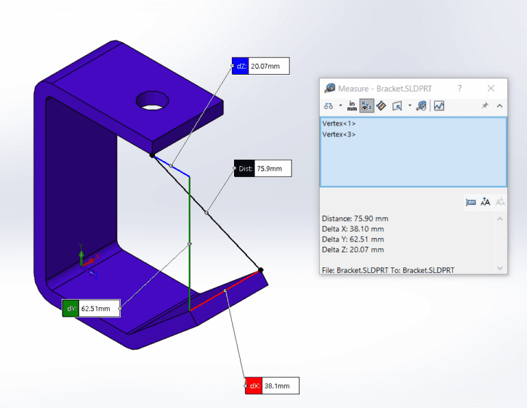 How To: Use the Measure Tool in SOLIDWORKS - Visiativ