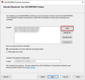 SOLIDNETWORK License Manager: How to add licenses - Visiativ