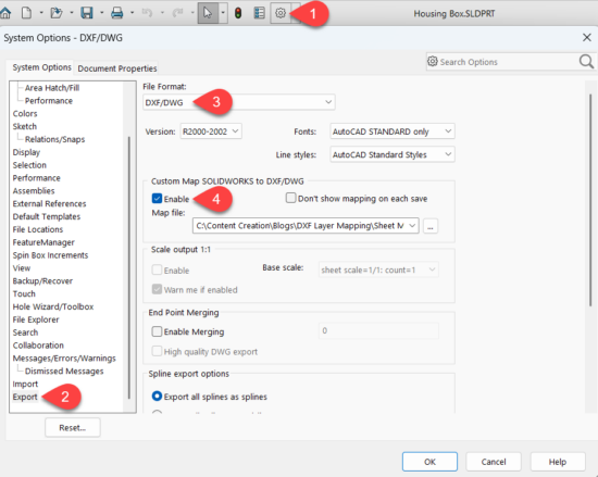 How to: Use a DXF Mapping File With SOLIDWORKS Sheet Metal - Visiativ