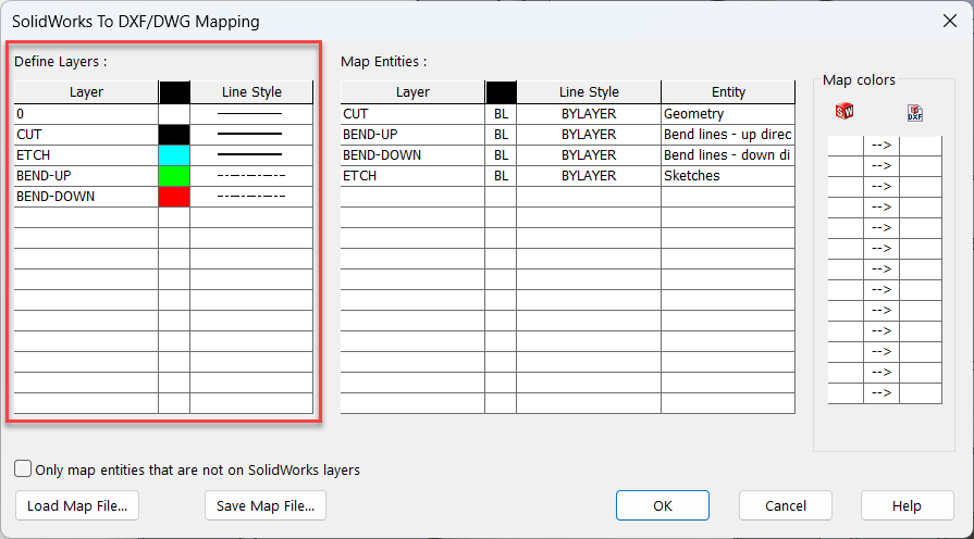 How to: Use a DXF Mapping File With SOLIDWORKS Sheet Metal - Visiativ