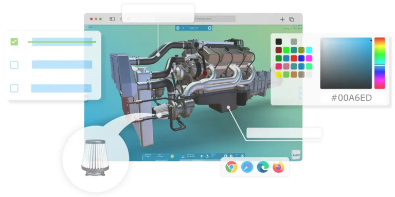 Cadasio: Interactive Online Instructions / Guides from 3D CAD Data