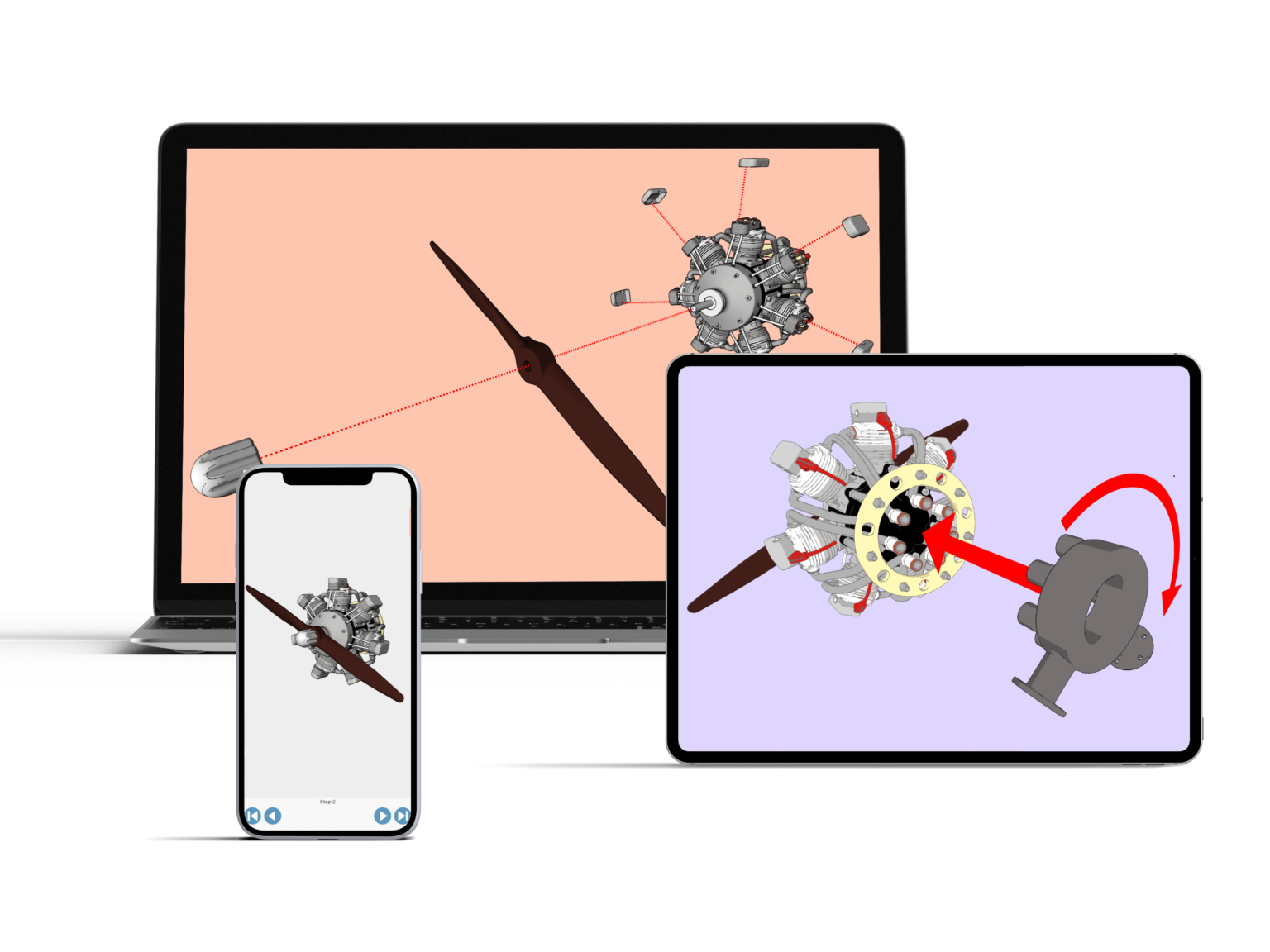 Cadasio: Interactive Online Instructions / Guides from 3D CAD Data