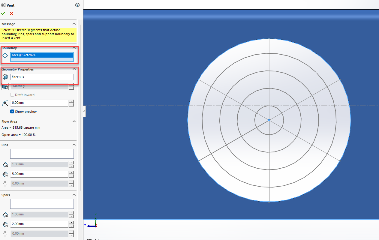 How to use the SOLIDWORKS Vent Tool - Visiativ